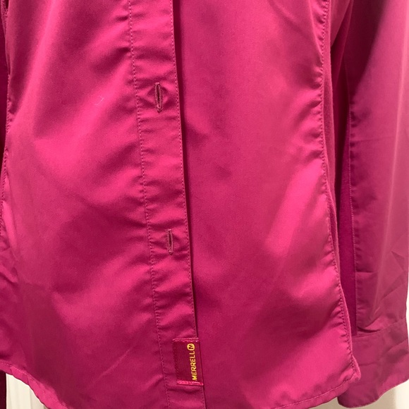 Merrell | Tops | Merrell Womens Maroon Long Sleeve Shirt Large | Poshmark